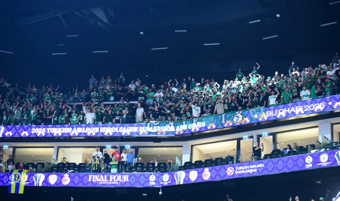 Final Four 2025: Βροντερό "παρών" από τους φίλους του Παναθηναϊκού ...